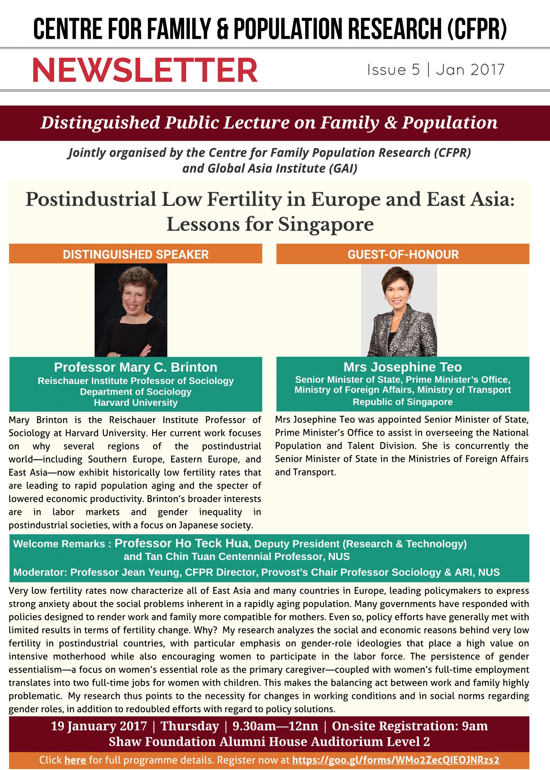 Newsletter – Centre for Family and Population Research