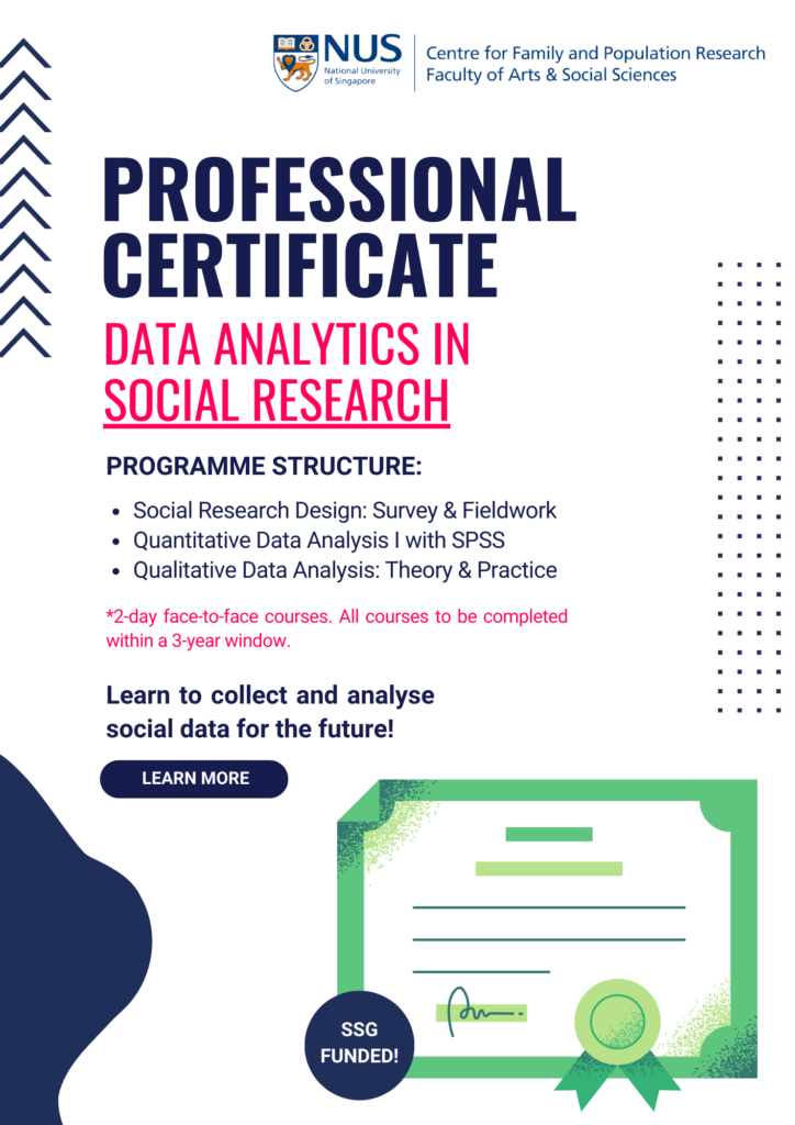 Centre for Family and Population Research – NUS Faculty of Arts and ...