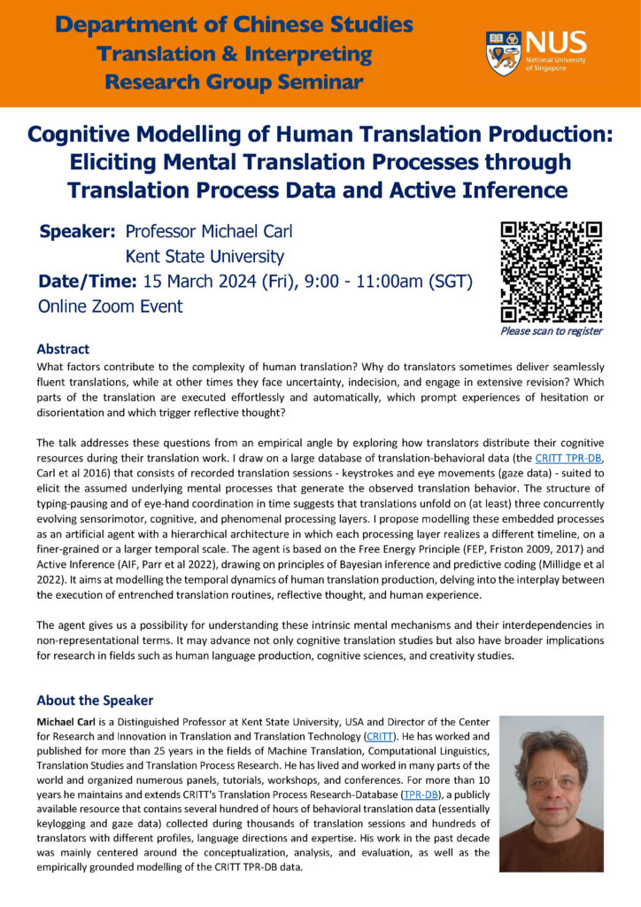 Cognitive Modelling of Human Translation Production: Eliciting Mental ...