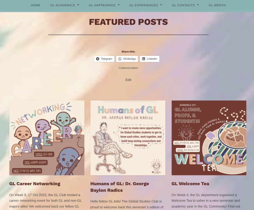 GL Club – Global Studies Programme