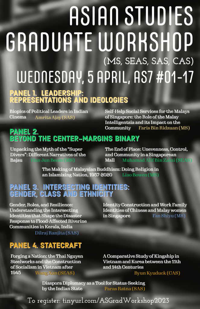 Asian Studies Graduate Workshop – Southeast Asian Studies
