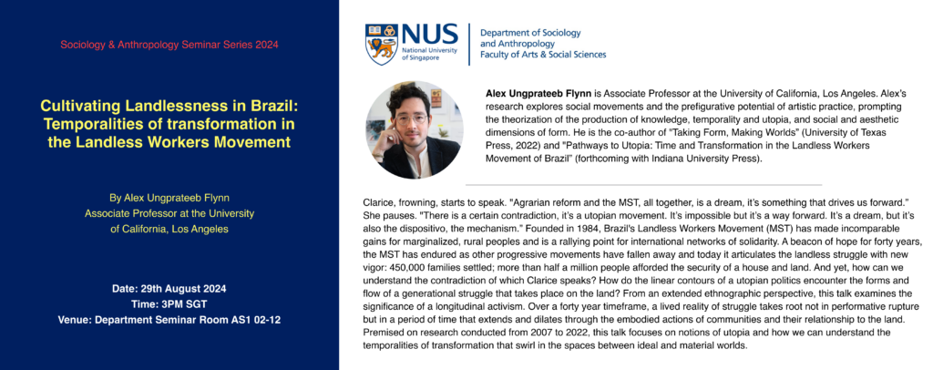 Department of Sociology and Anthropology – NUS Faculty of Arts and ...