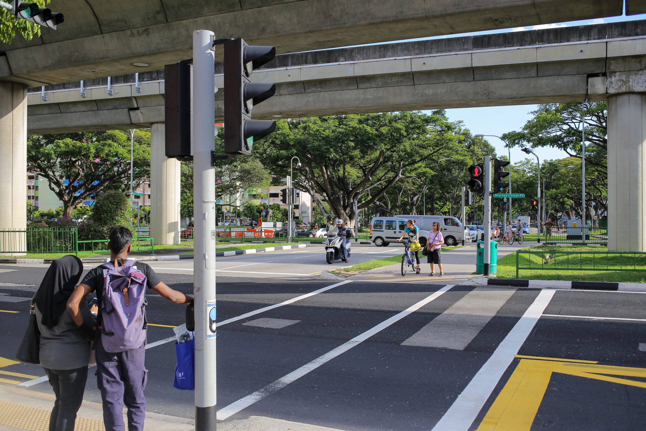Pedestrain crossing – Singapore Research Nexus