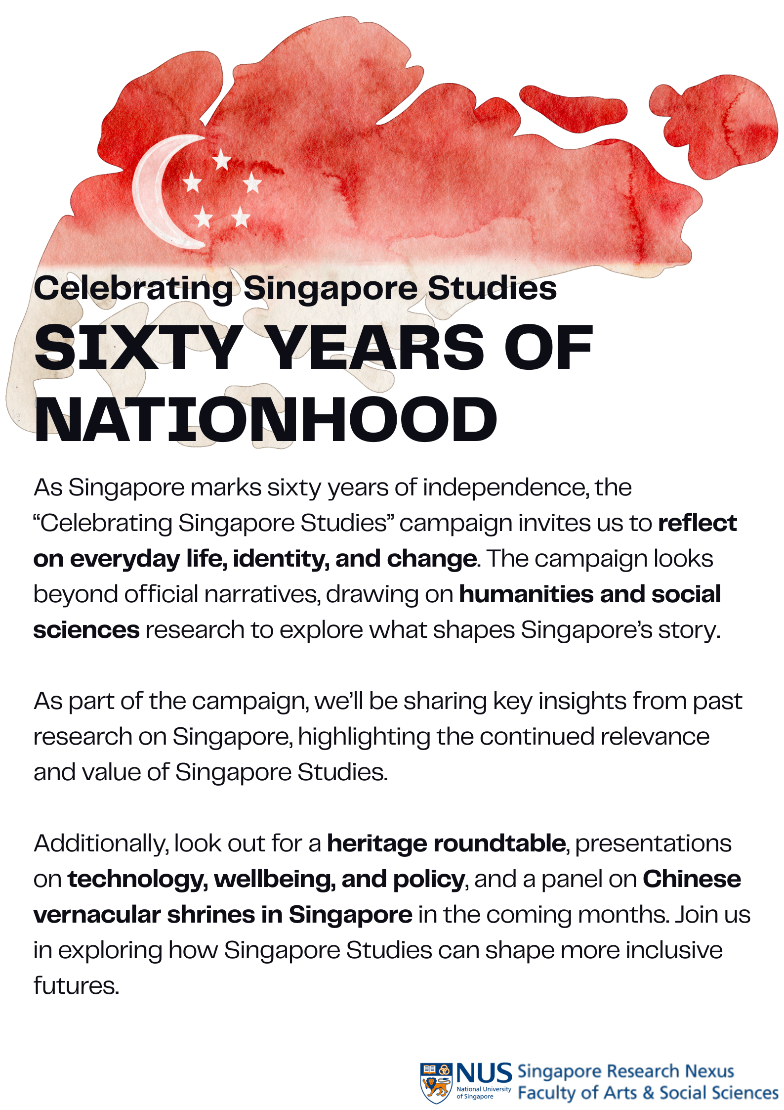Celebrating Singapore Studies: Sixty Years of Nationhood – Singapore ...