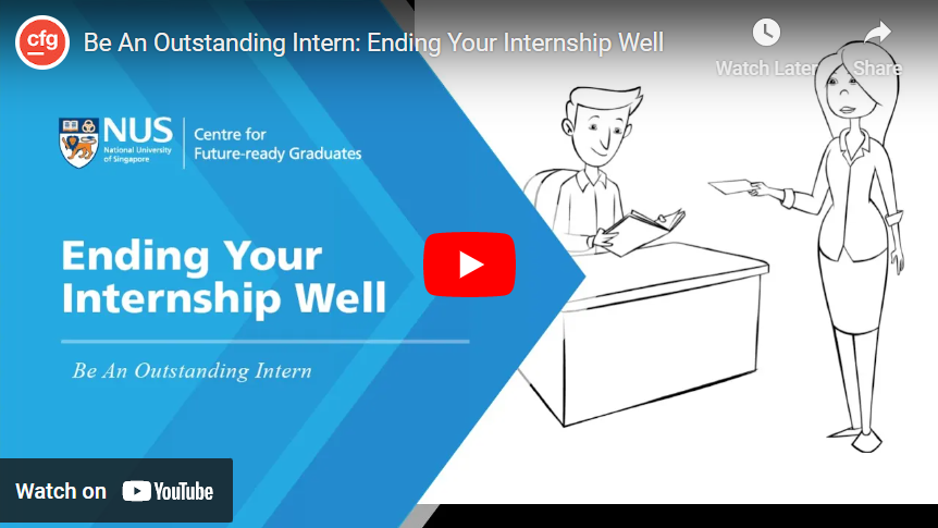 Resources to support your internship journey – NUS Faculty of Arts ...