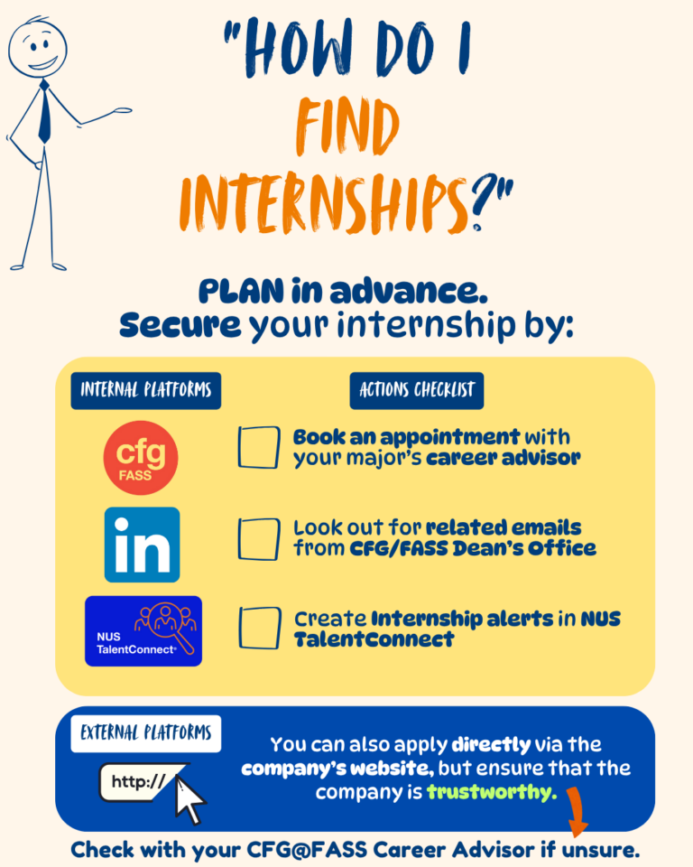 Resources to support your internship journey – NUS Faculty of Arts ...